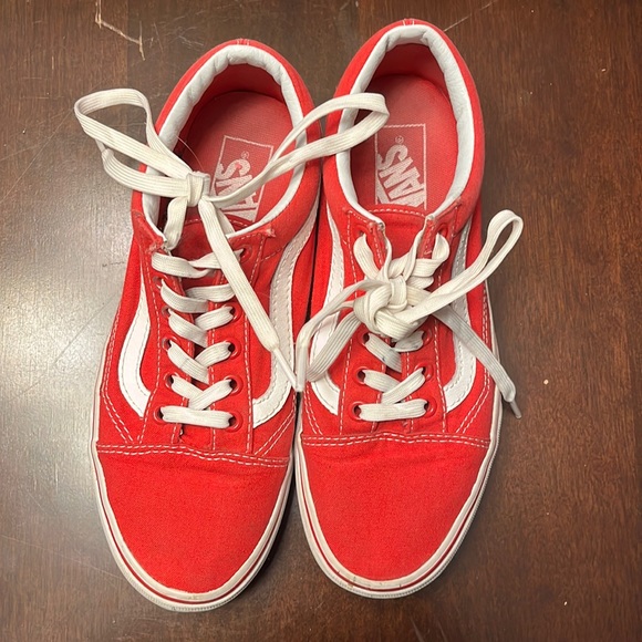 Vans | Shoes | Red Old Skool Vans | Poshmark